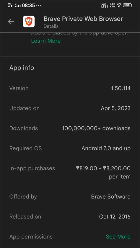 Brave Android Stable Still On Chromium Critical