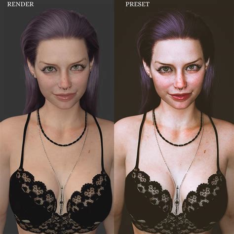 RENDER VS PRESET R Daz D
