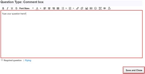 Enquete Com Comment Box