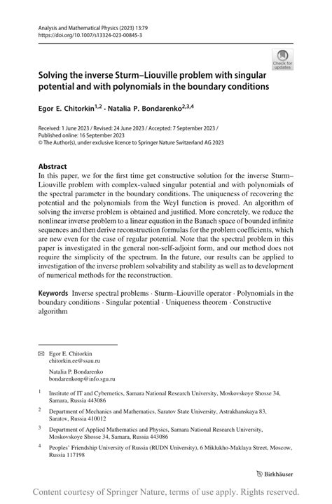 Solving The Inverse Sturm Liouville Problem With Singular Potential And