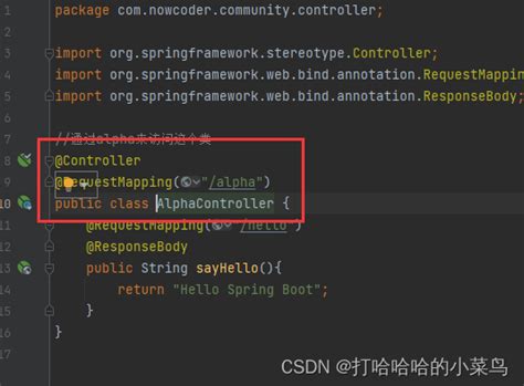 牛客网项目笔记 Ioc入门spring Initializer没有aop Csdn博客