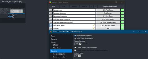 Mousepointer Is Not Captured When Using Last Region Or Predefined Region · Issue 5431 · Sharex