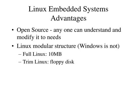 PPT LINUX EMBEDDED SYSTEMS TRENDS PowerPoint Presentation Free Download ID
