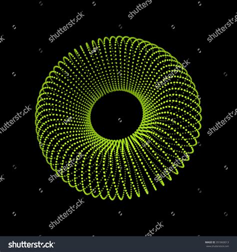 Torus Torus Consisting Points Connection Structure Stock Vector