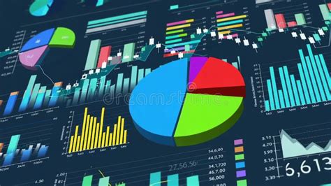 Financial Data Analysis Showing Growth In Slow Motion Stock Footage Video Of Analytics