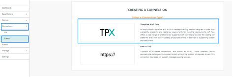 CREATING AN MQTT CONNECTION ThingParkX