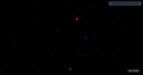 Three Body Problem Codesandbox