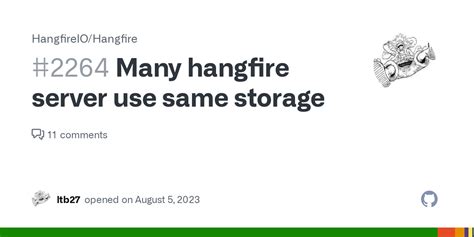 Many Hangfire Server Use Same Storage Issue HangfireIO Hangfire GitHub