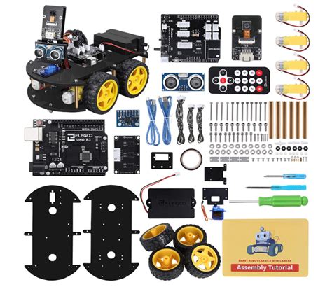 elegoo uno r3 project smart robot car kit v4 with uno r3 toys and games