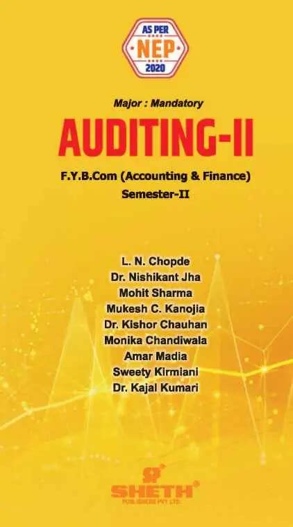 Auditing Ii Bcaf Sem Ii