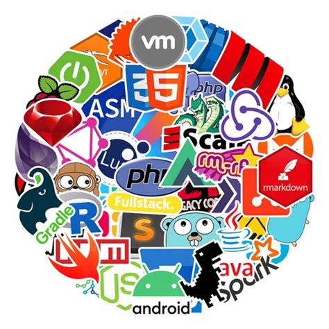 Pegatinas Java Para Programador 30 50 100 Unidades Geek Meses Sin