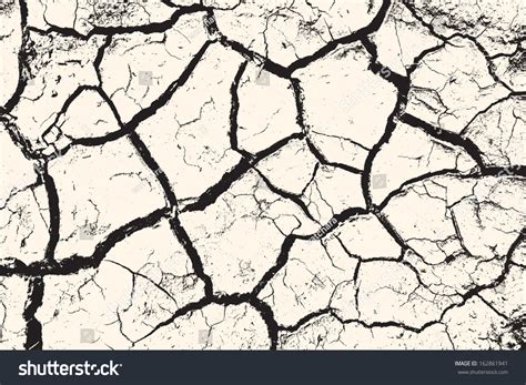 Cracks Texture Vector Background 162861941 Shutterstock