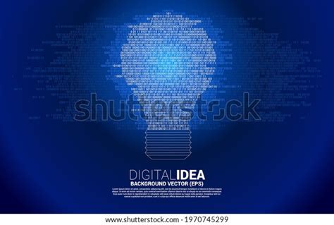 Binary Code Bulb Stock Vectors And Vector Art Shutterstock