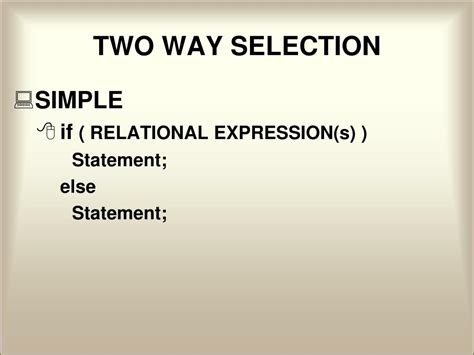 Ppt Control Structures Selection Powerpoint Presentation Free