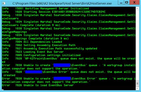 35 k2 hostserver error j k