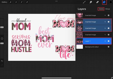 How To Delete Layers In Procreate Design School