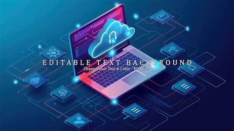 Cloud Computing And Network Connectivity Premium Ai Generated Psd