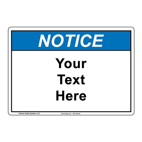 Custom Safety Signs Clarion Safety Systems
