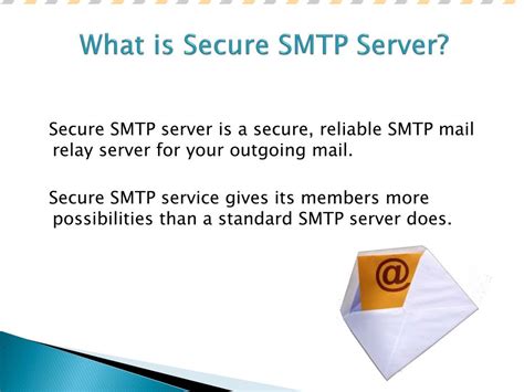 Ppt Secure Smtp Server Powerpoint Presentation Free Download Id467288