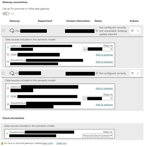 Solved Power Bi Dataset Using Multiple Gateways Microsoft Fabric Community