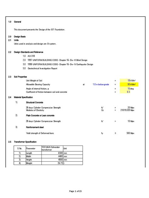 Idt Foundation Pdf Strength Of Materials Structural Engineering