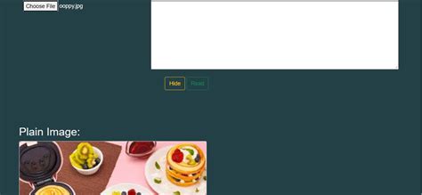 Hiding Text In Images Using Plain Javascript