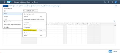Using Settlement Profiles In Financial Projects Sap Community