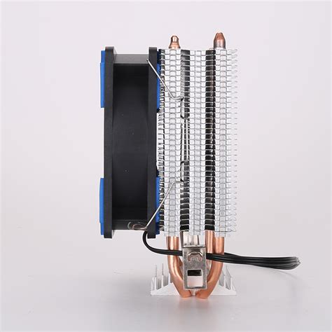 萤火虫mini Intel Amd双铜管cpu风扇 Cpu散热器带发光灯管 虎窝淘