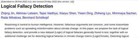 logical fallacy detectors overview open source and closed 2022
