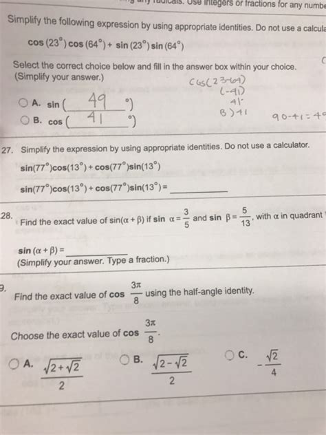 Solved Simplify The Following Expression By Using Chegg Com