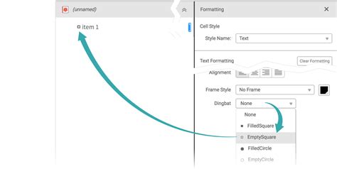 put a dingbat on a cell—wolfram documentation
