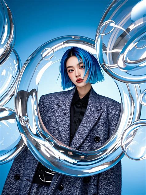 蓝色梦幻超现实主义