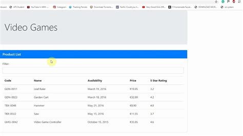 Angularjs Sorting Youtube
