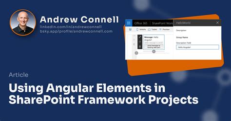 Using Angular Elements In Sharepoint Framework Projects