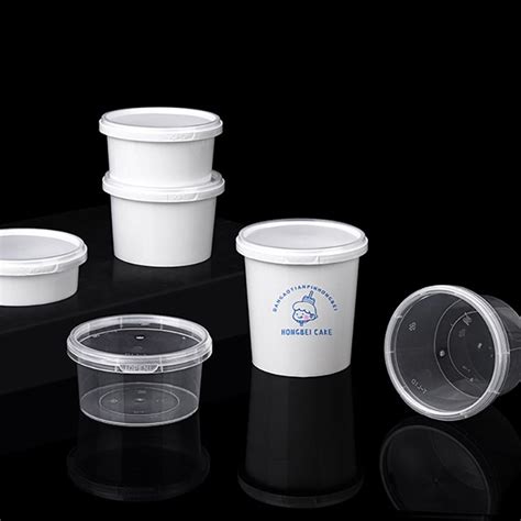 Pp Material Injection Food Containers Tamper Evident Deli Cups Shenzhen Saizhuo New Materials
