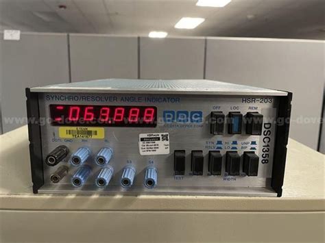 Data Device Group Synchroresolver Angle Indicator Allsurplus