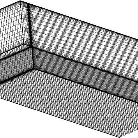 1 Separated Flow Over A Backward Facing Step Computational Domain And Download Scientific