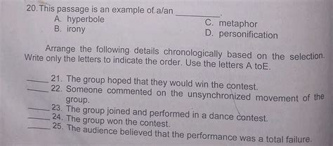 20 This Passage Is An Example Of A An A Studyx 20 This Passage Is An Example Of A An A Studyx