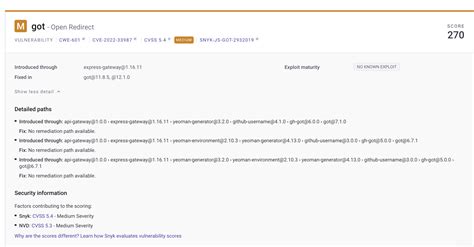 Snyk Code Analysis Got Open Redirect Vulnerability · Issue 1062