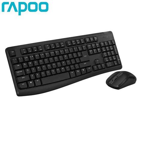 Rapoo X1800pro Wireless Optical Mouse And Keyboard Combo Set Black Online At Best Price In