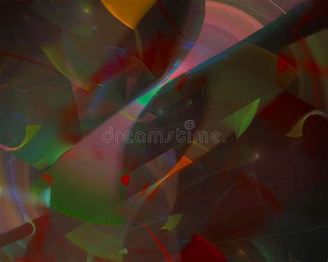 Future Abstract Design Party Trend Effect Curve Fractal Texture Design Magic Stock