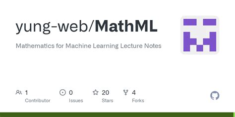 Github Yung Webmathml Mathematics For Machine Learning Lecture Notes