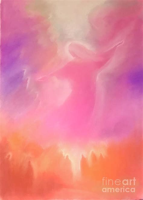 Angel Of Mercy Pastel By Iris Sullivan Fine Art America