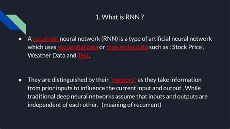 Intro To Rnn Recurrent Neural Network Pdf