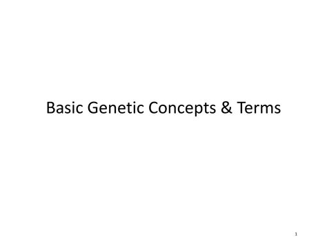 Basic Concepts Of Genetics Pdf