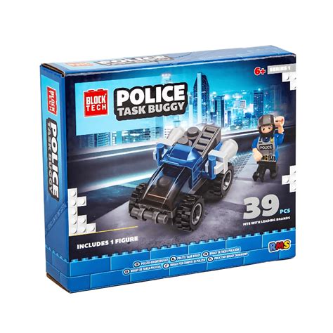 Block Tech Police Task Buggy Set Poundfun™