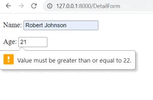 Python Django Form Validation