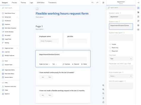 Surveyjs Survey Creator V231