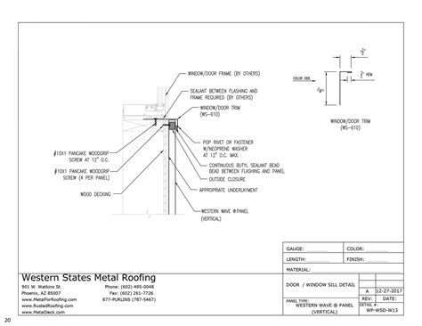 Sill Trim For Windowsdoors Vertical Western Wave­® Part Ws 610