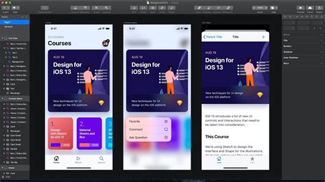 Design For Ios 13 Ui Kit In Sketch Youtube